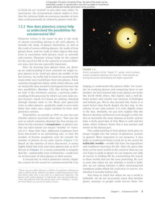 Life in the Universe, 5th Edition | Princeton University Press