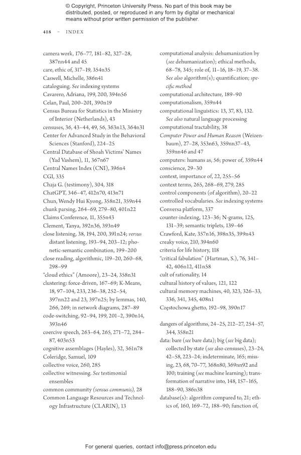 Ethics of the Algorithm | Princeton University Press