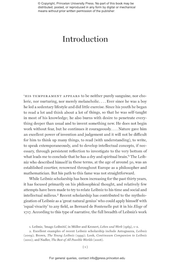 Leibniz in His World | Princeton University Press