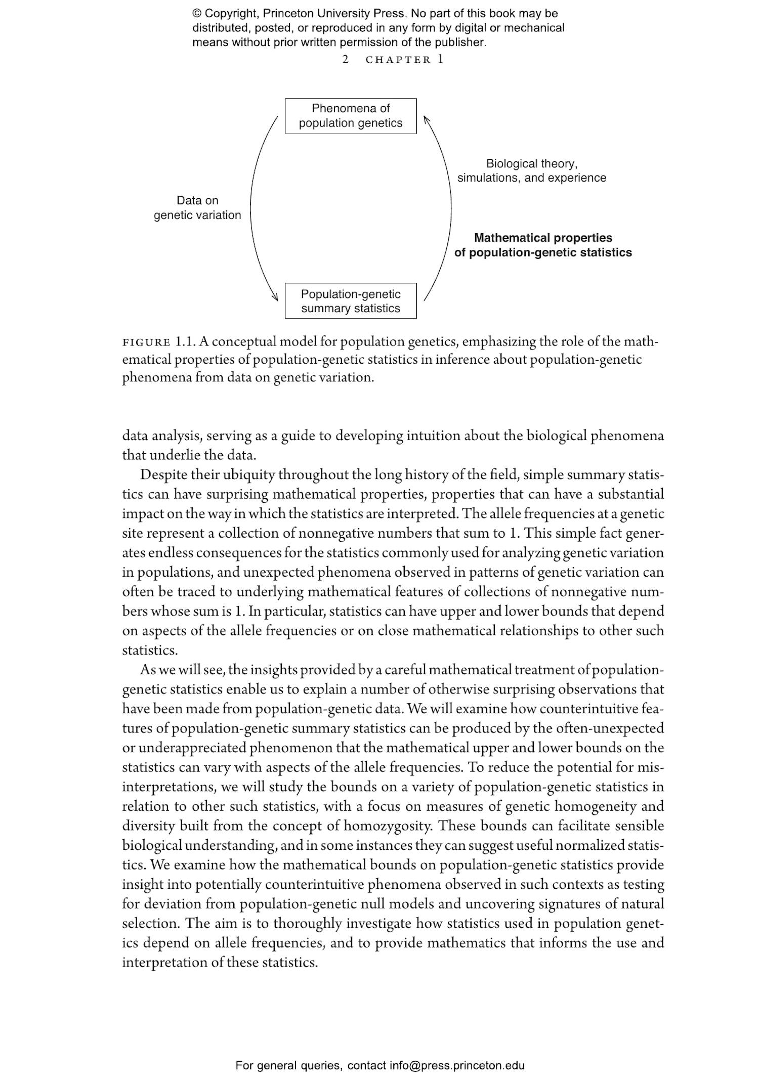 Mathematical Properties of Population-Genetic Statistics | Princeton ...