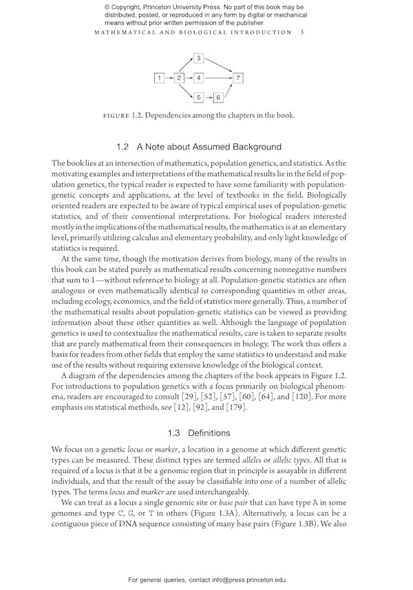 Mathematical Properties of Population-Genetic Statistics | Princeton ...