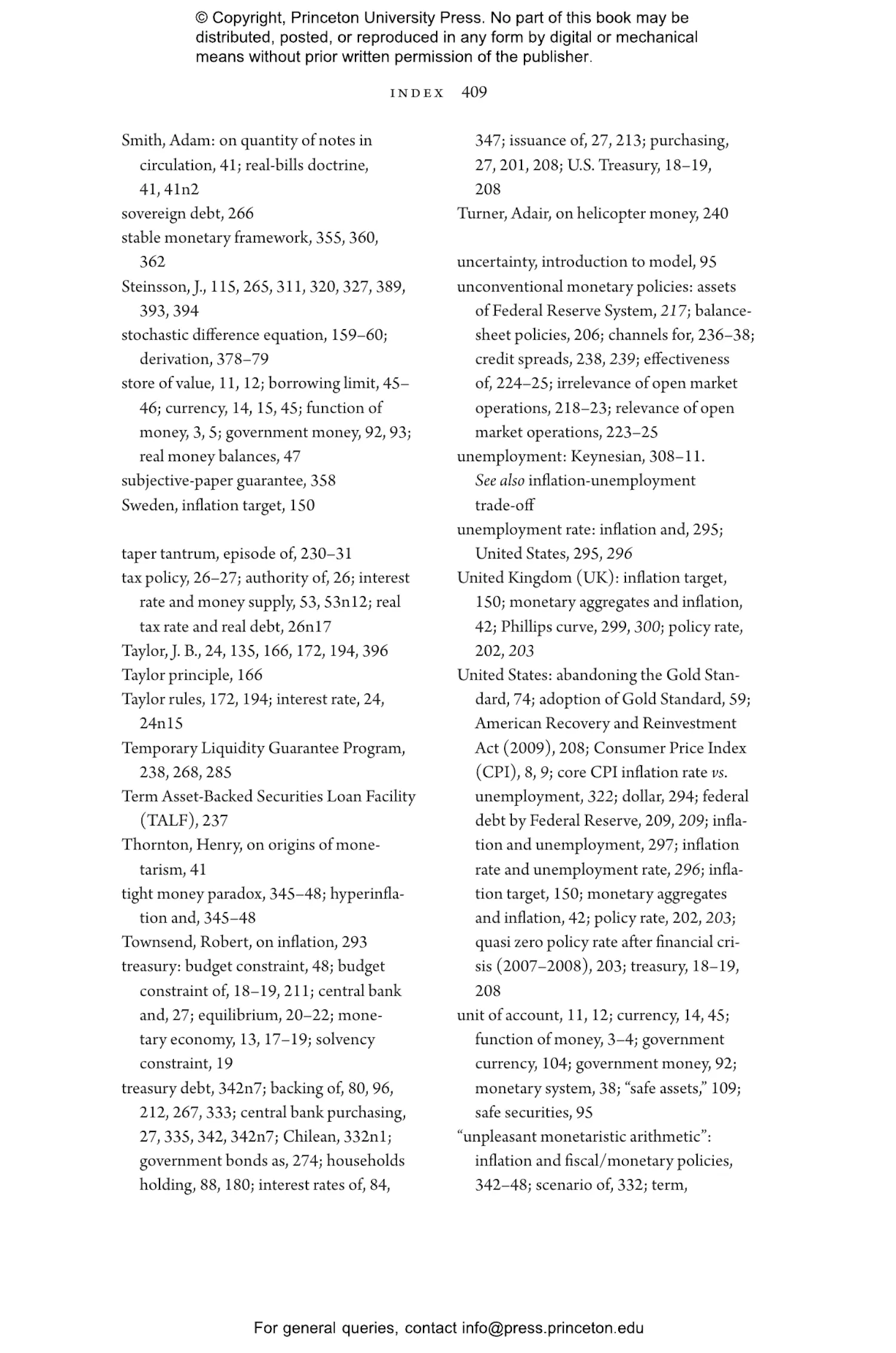 Monetary Economics and Policy | Princeton University Press