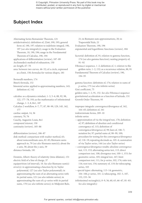 Calculus 2 Simplified | Princeton University Press