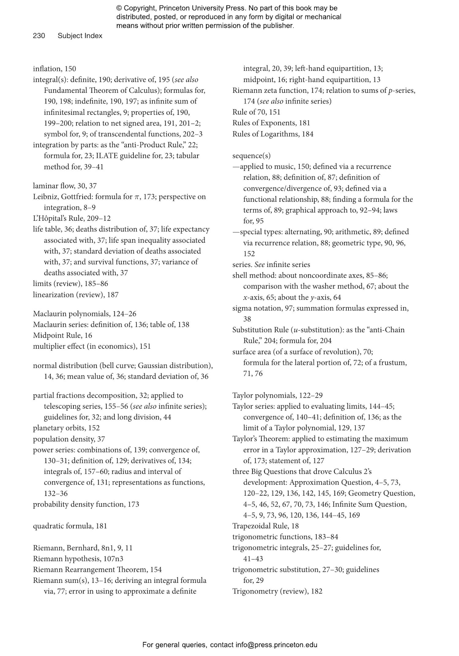 Calculus 2 Simplified | Princeton University Press