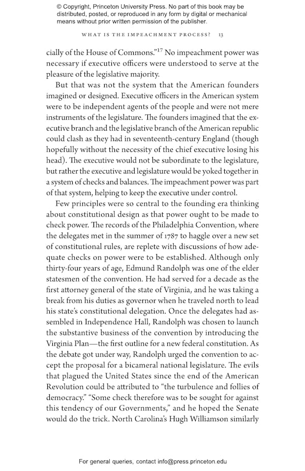 The Impeachment Power | Princeton University Press