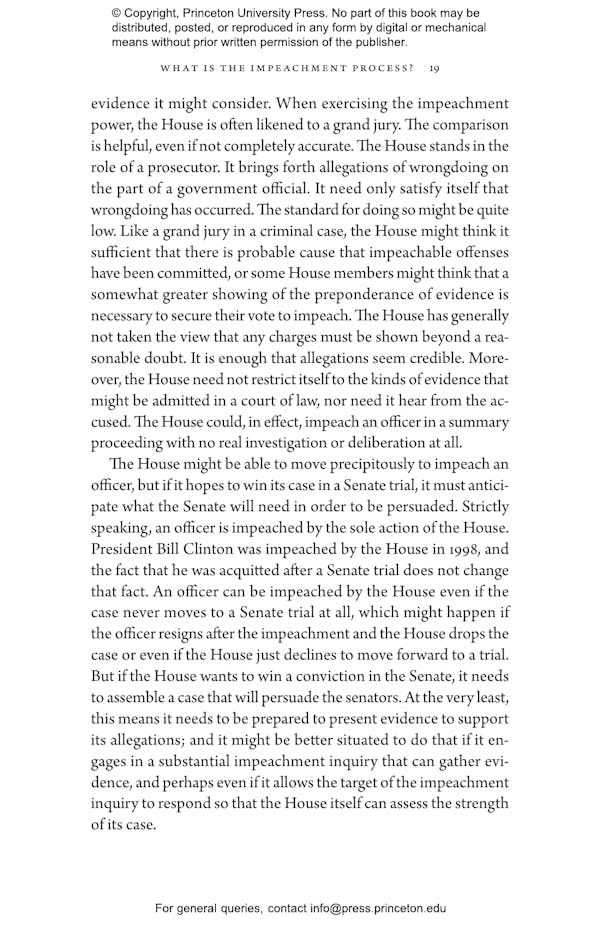 The Impeachment Power | Princeton University Press