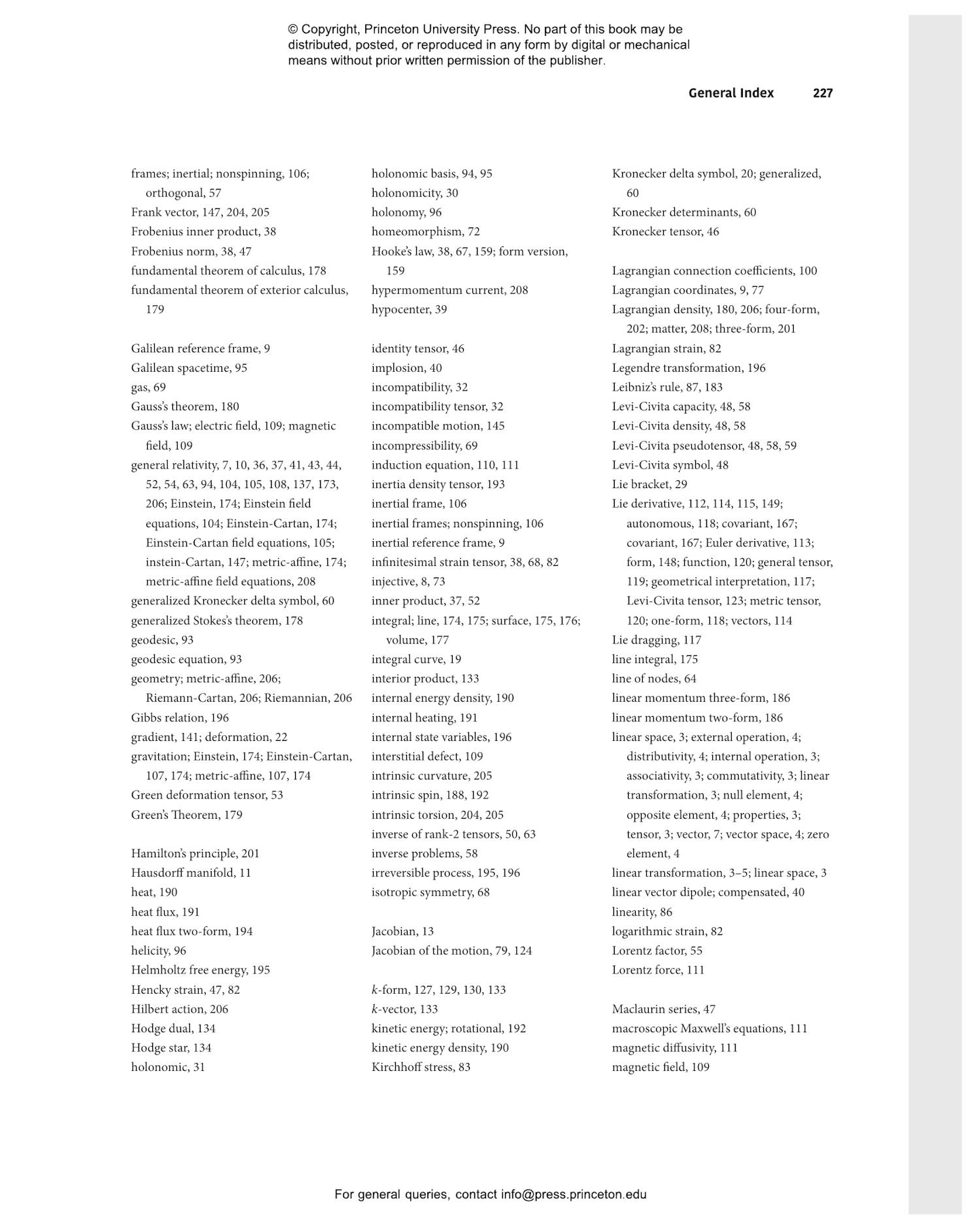 A Geometrical Introduction to Tensor Calculus | Princeton University Press