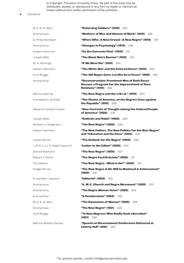 The New Negro | Princeton University Press