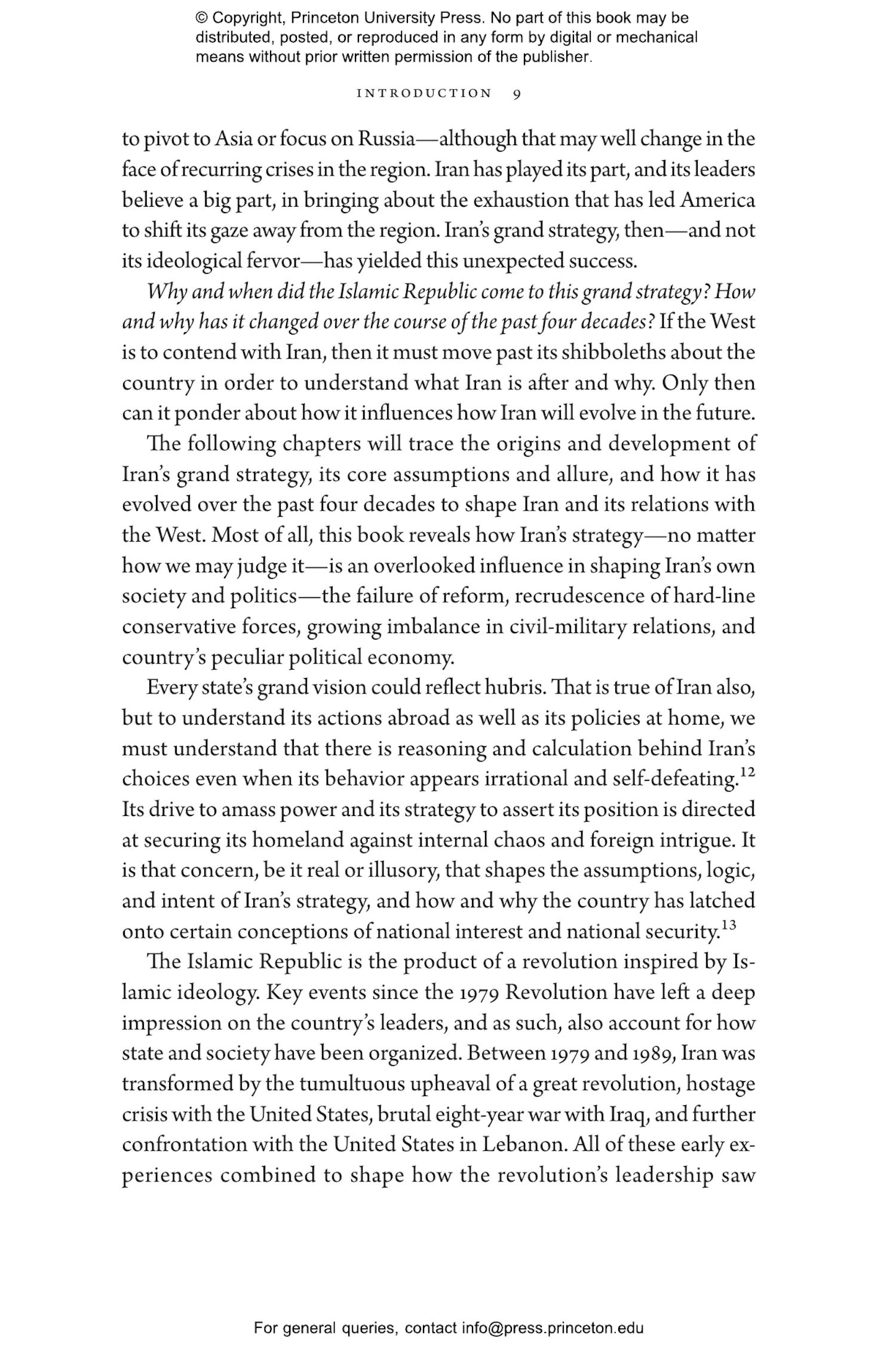 Iran S Grand Strategy Princeton University Press