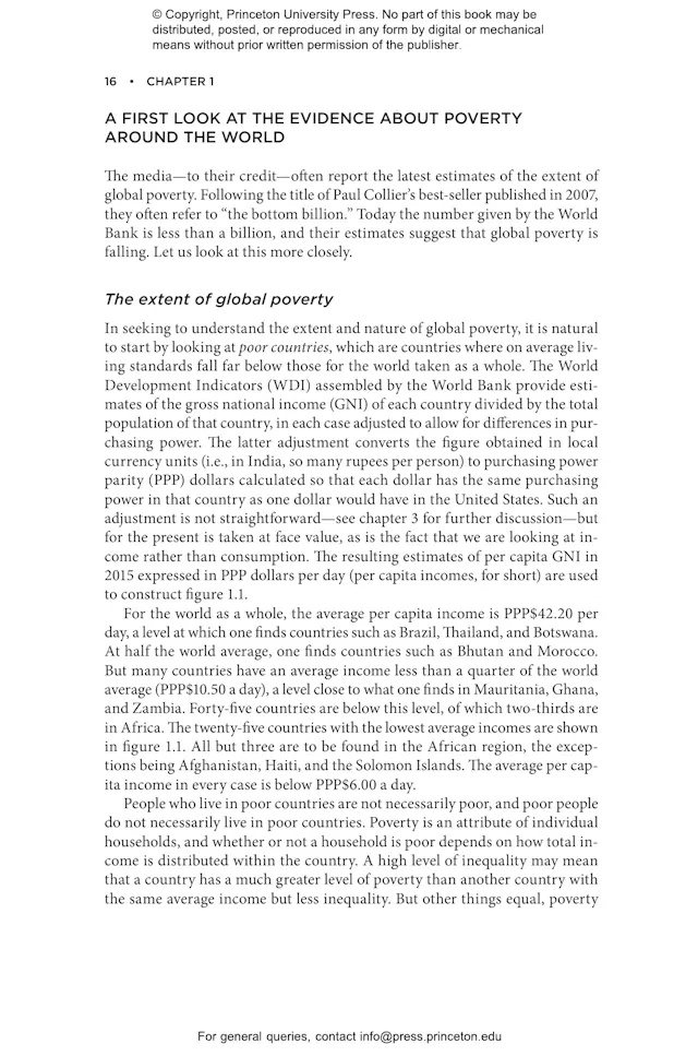 Measuring Poverty around the World | Princeton University Press