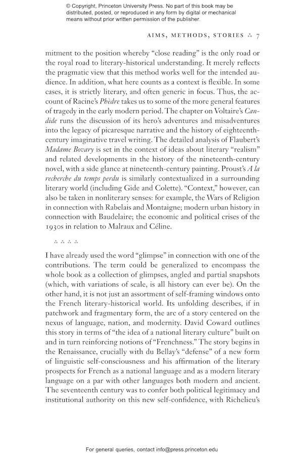 A History of Modern French Literature | Princeton University Press