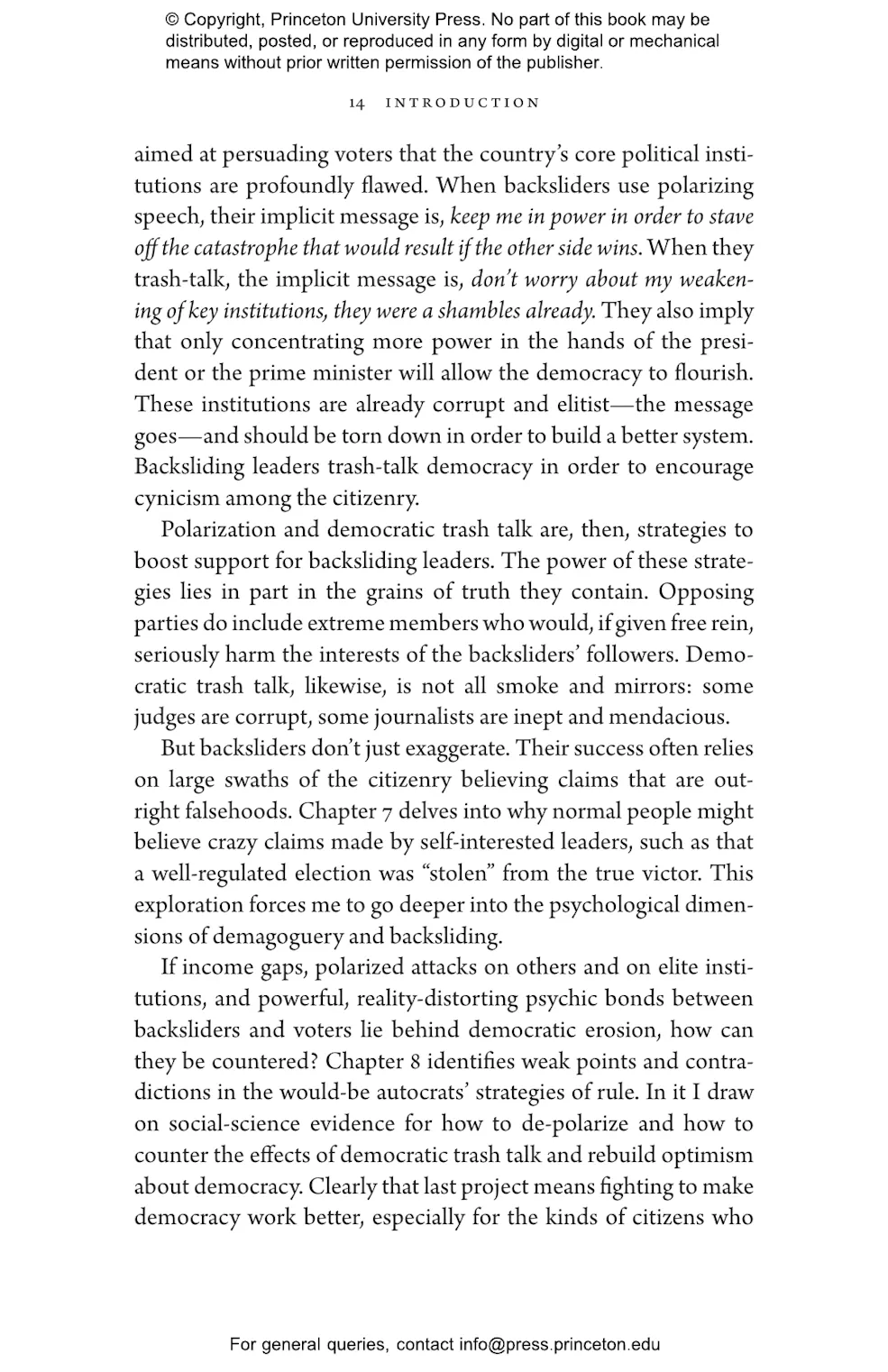 The Backsliders | Princeton University Press