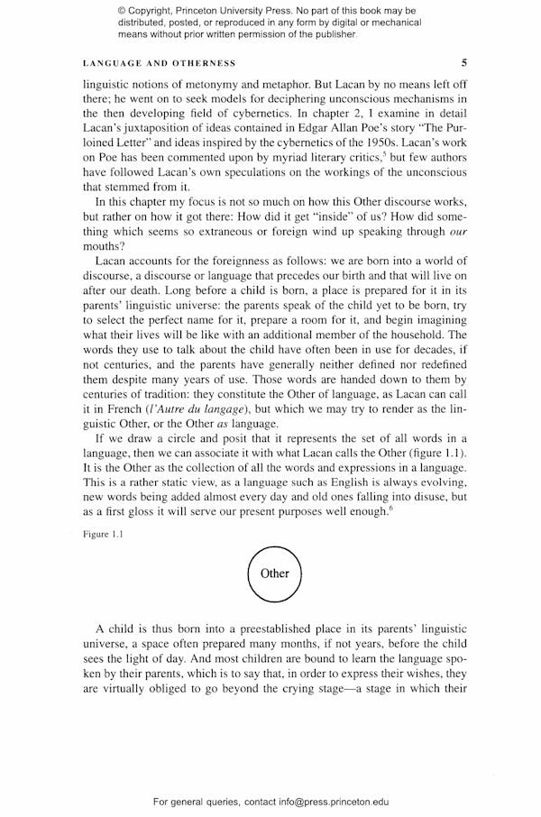 The Lacanian Subject | Princeton University Press