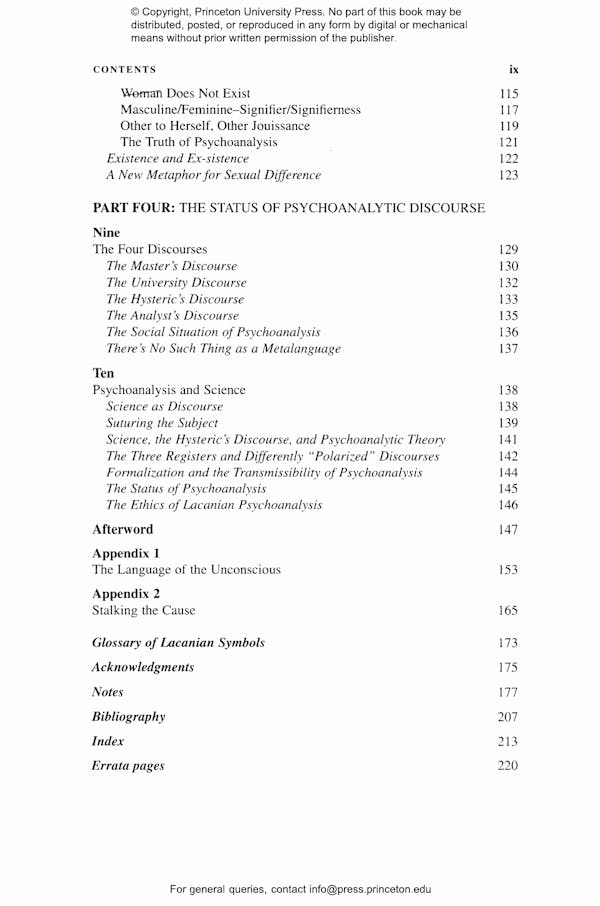 The Lacanian Subject | Princeton University Press