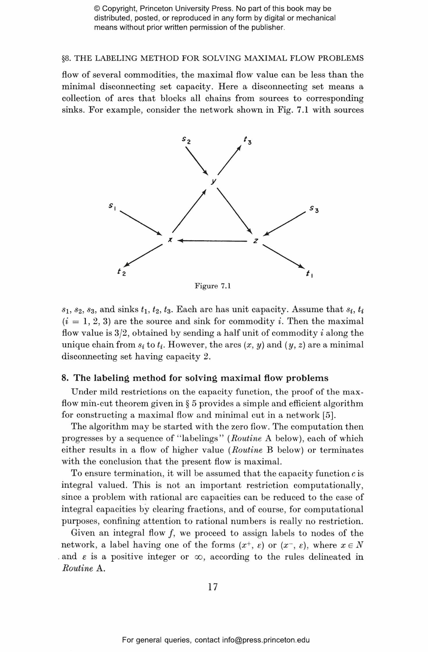 Flows in Networks | Princeton University Press