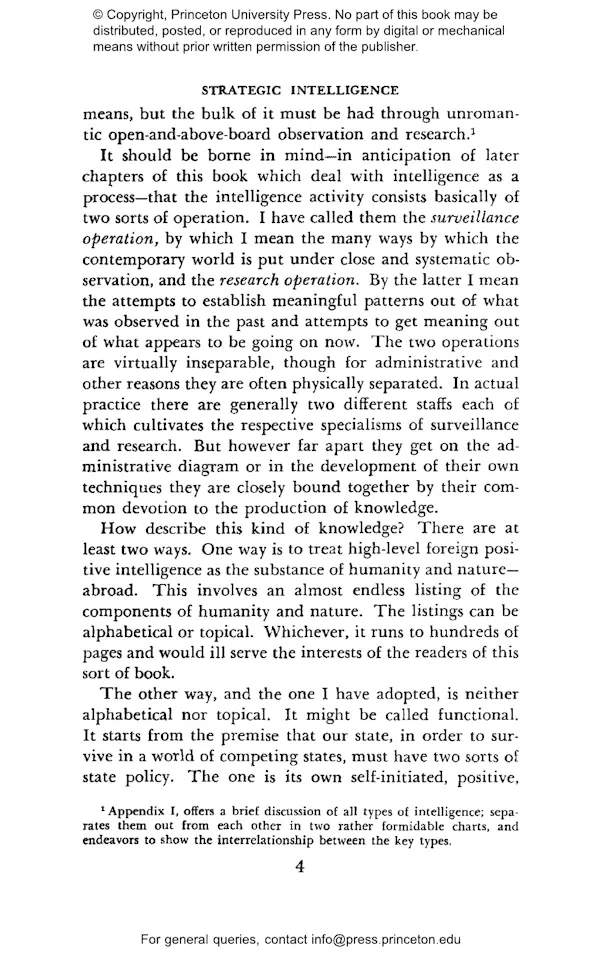 Strategic Intelligence for American World Policy | Princeton University ...