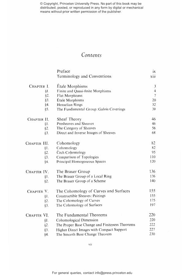 Étale Cohomology | Princeton University Press