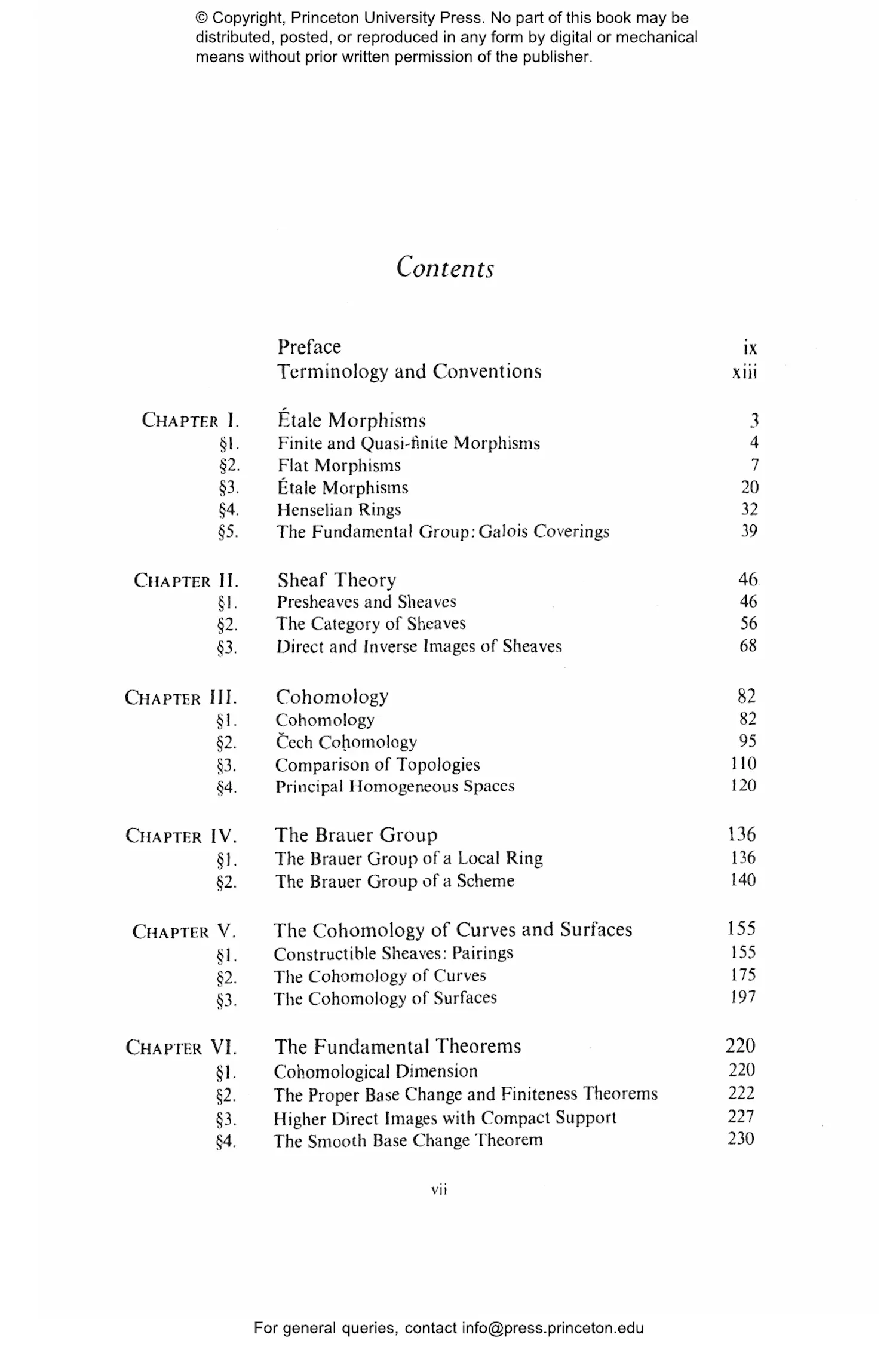 Étale Cohomology | Princeton University Press