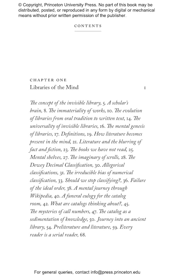 Libraries of the Mind | Princeton University Press