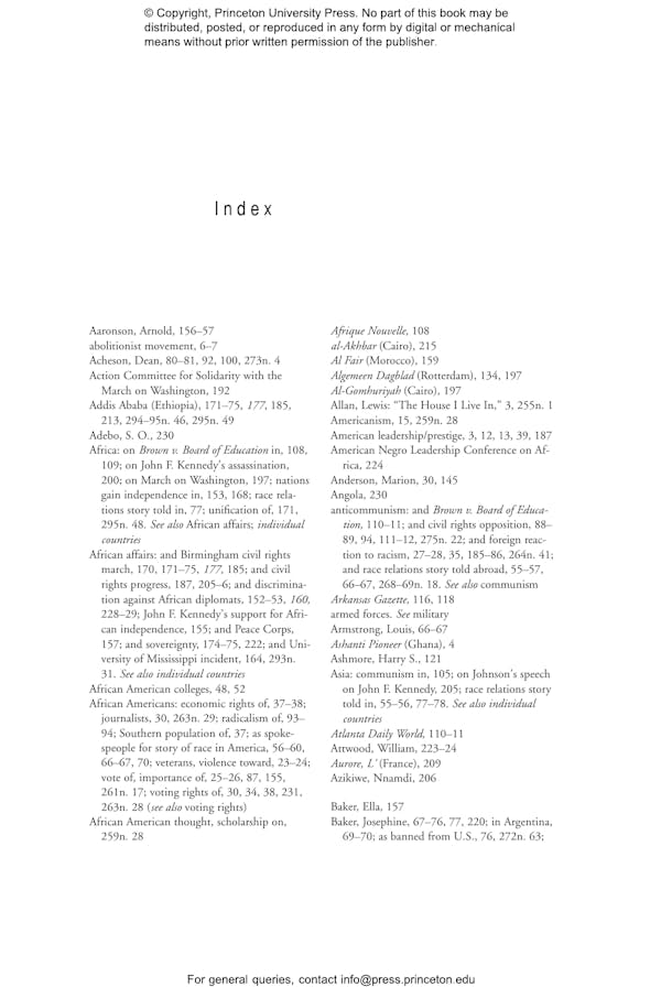 Cold War Civil Rights | Princeton University Press