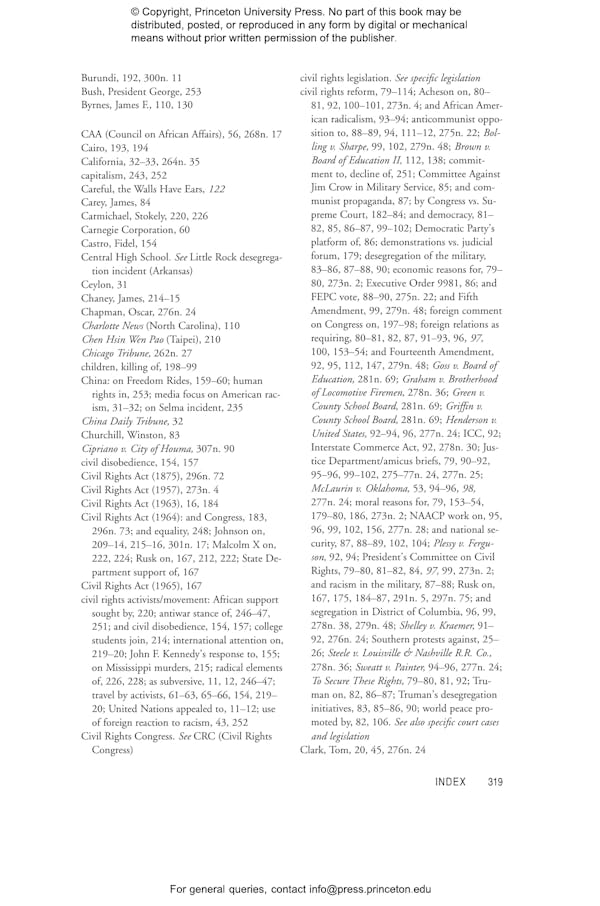 Cold War Civil Rights | Princeton University Press