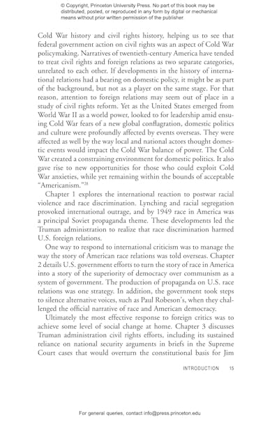 Cold War Civil Rights | Princeton University Press