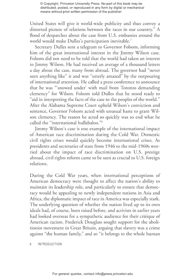 Cold War Civil Rights | Princeton University Press