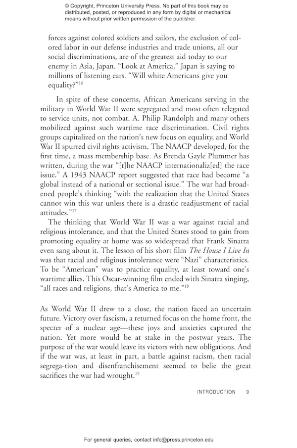 Cold War Civil Rights | Princeton University Press