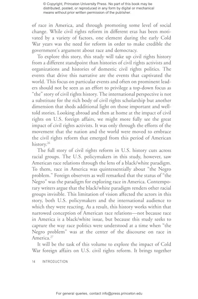 Cold War Civil Rights | Princeton University Press