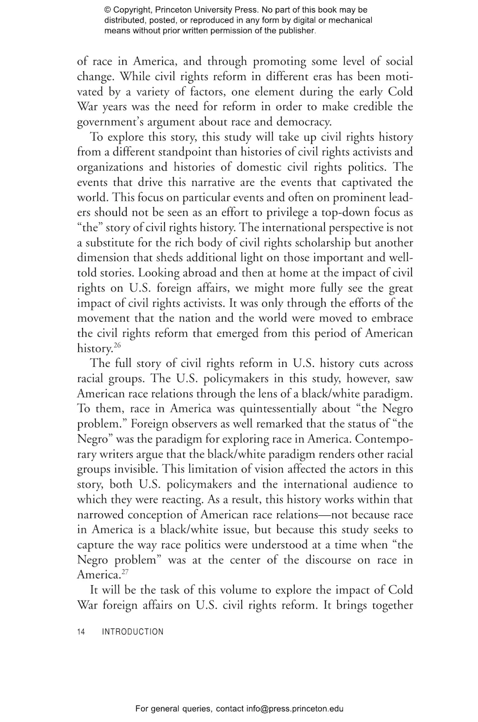 Cold War Civil Rights | Princeton University Press