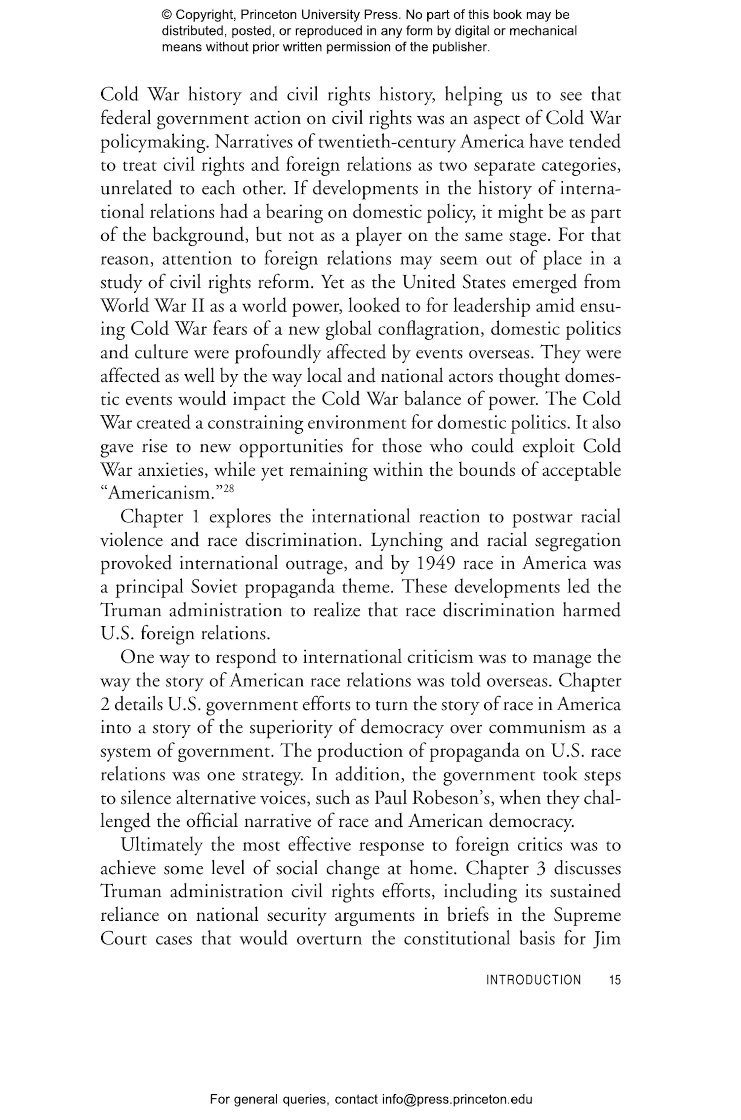 Cold War Civil Rights | Princeton University Press