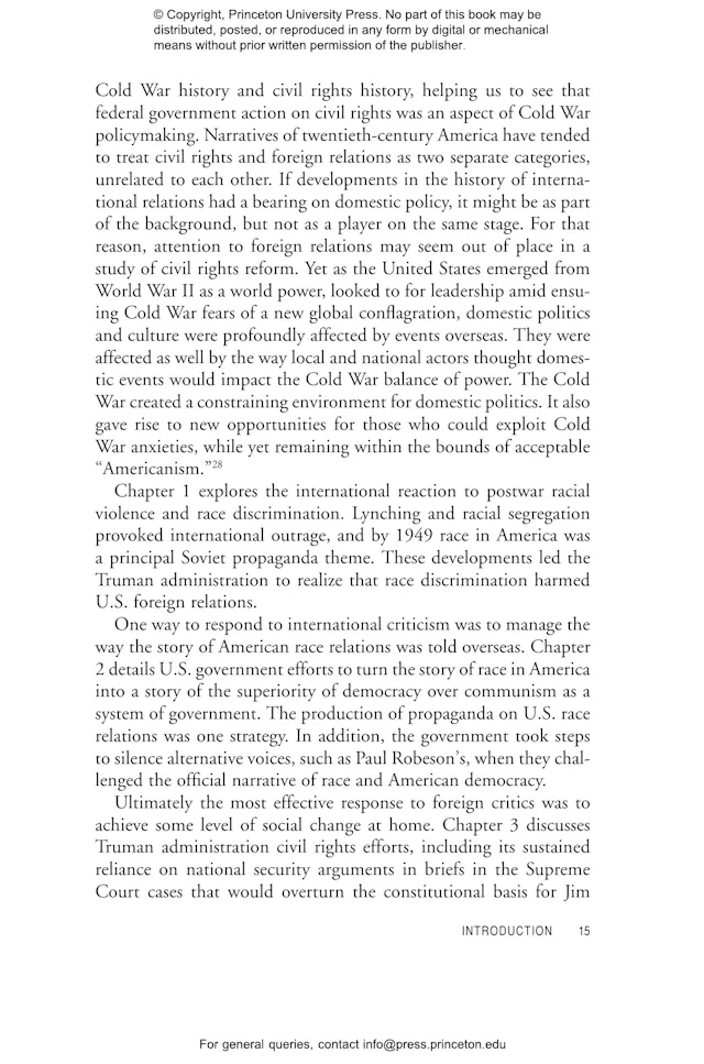 Cold War Civil Rights | Princeton University Press
