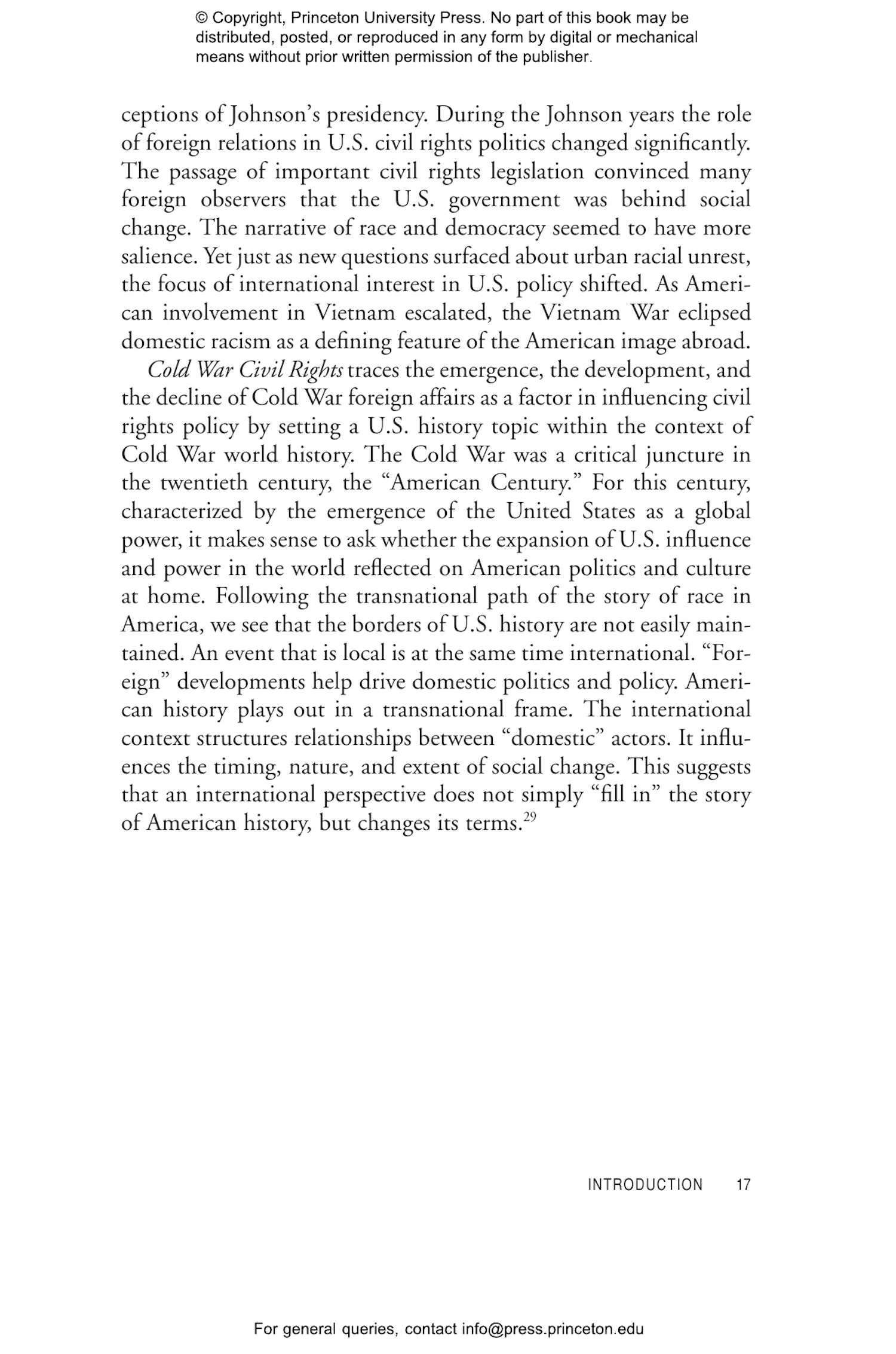 Cold War Civil Rights | Princeton University Press