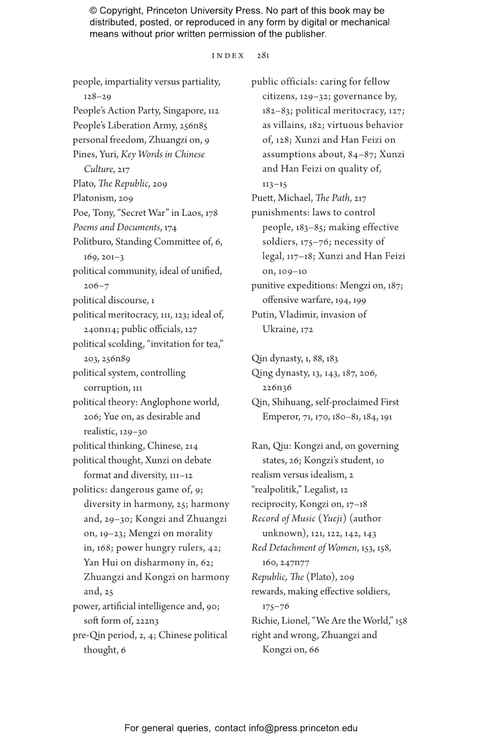 Why Ancient Chinese Political Thought Matters | Princeton University Press