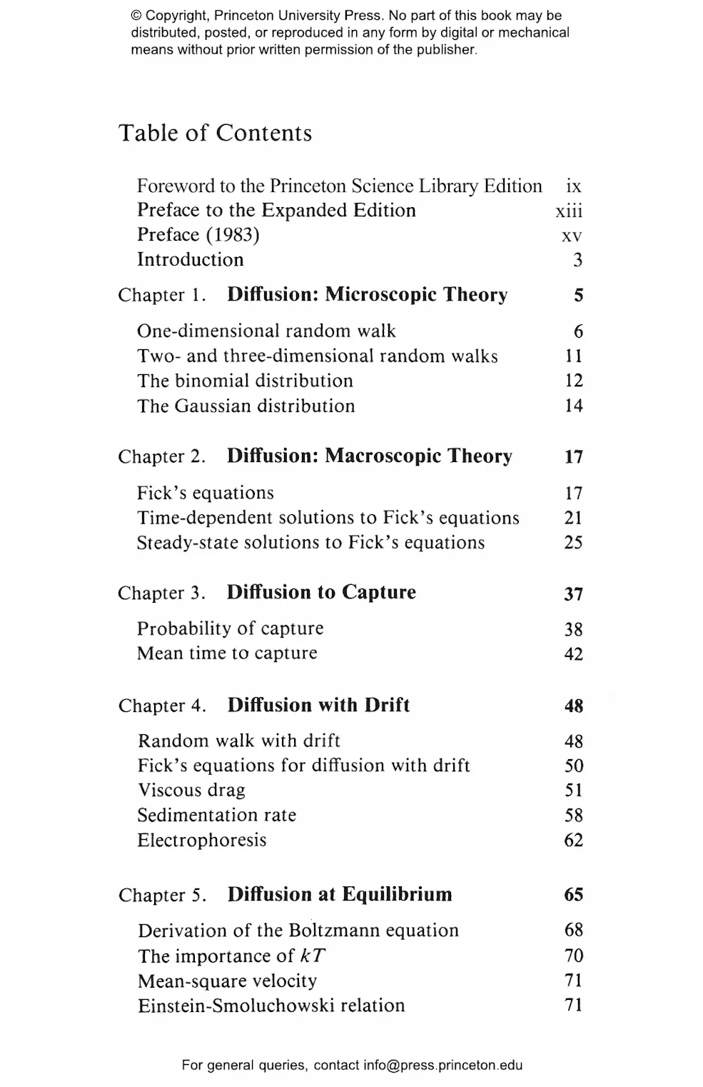 Random Walks in Biology | Princeton University Press
