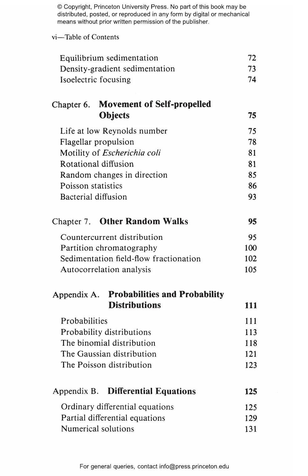 Random Walks in Biology | Princeton University Press