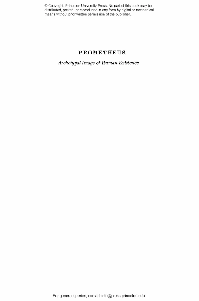 Prometheus | Princeton University Press