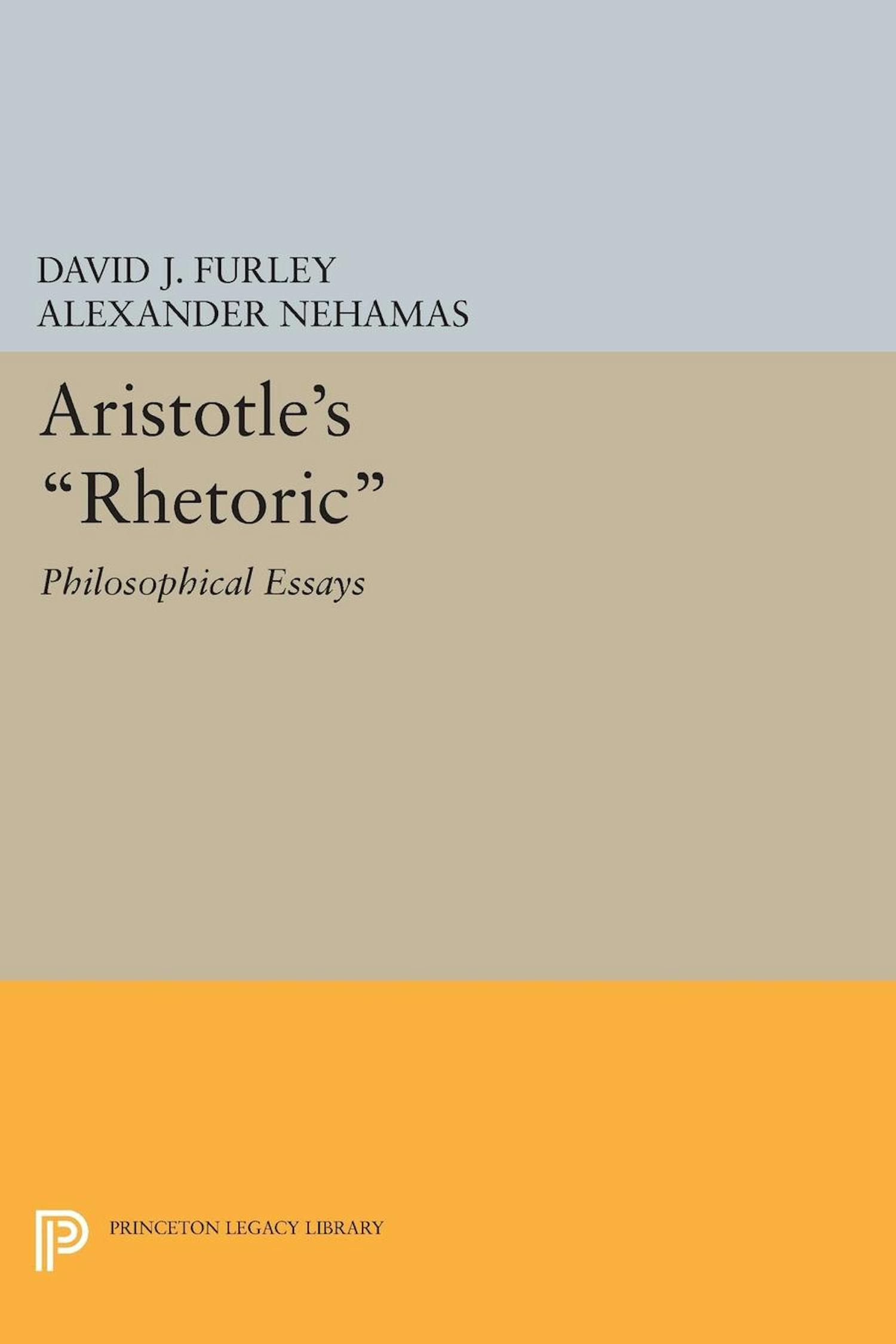 Aristotle's Rhetoric | Princeton University Press
