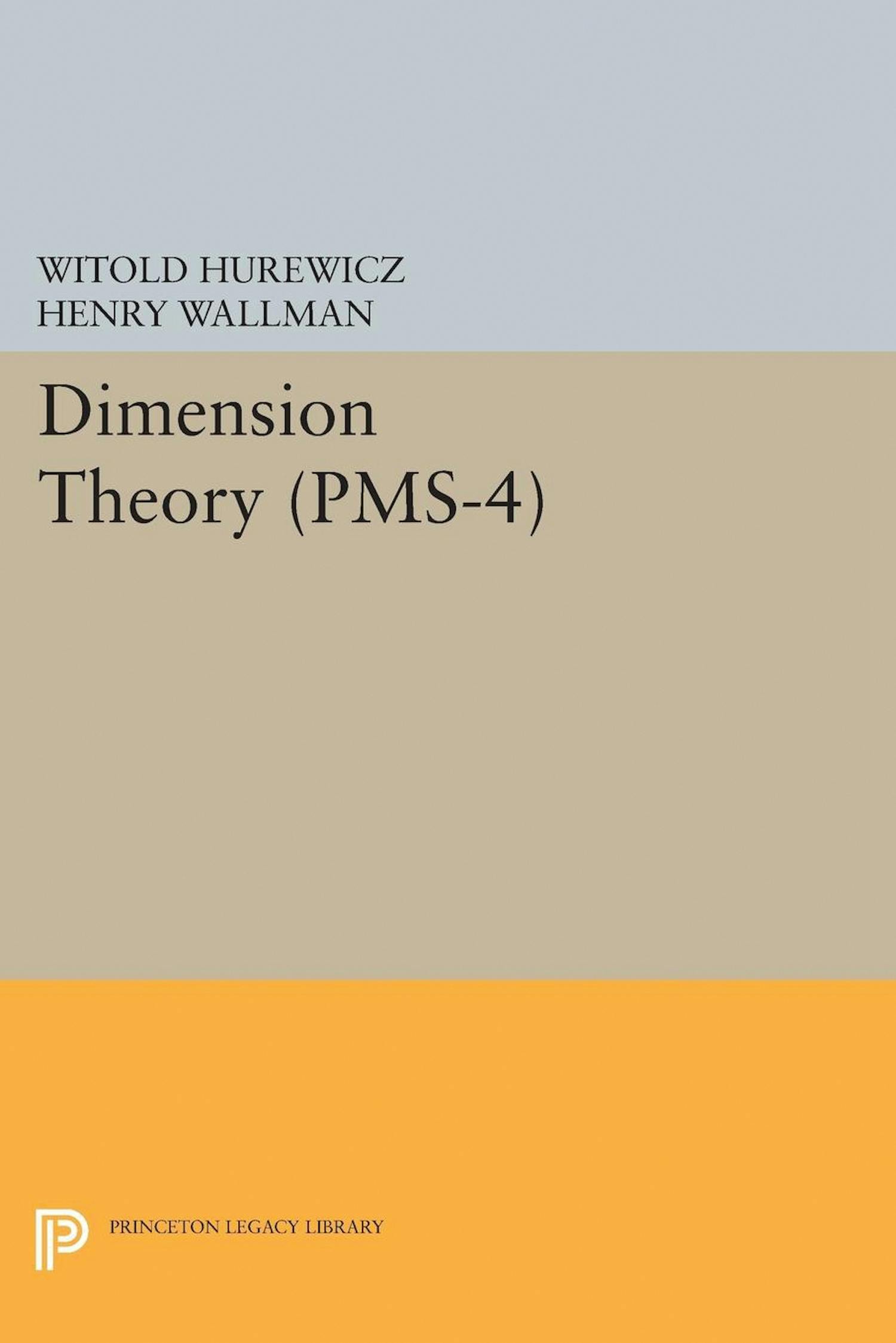 Dimension Theory | Princeton University Press