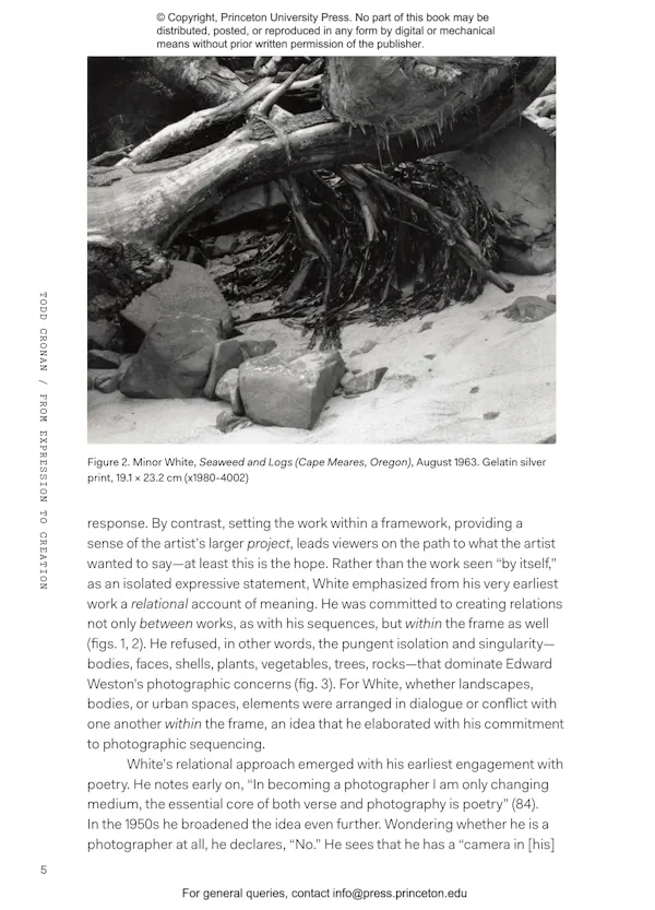 Minor White, Memorable Fancies | Princeton University Press