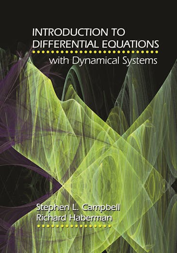 Introduction to Differential Equations with Dynamical Systems ...