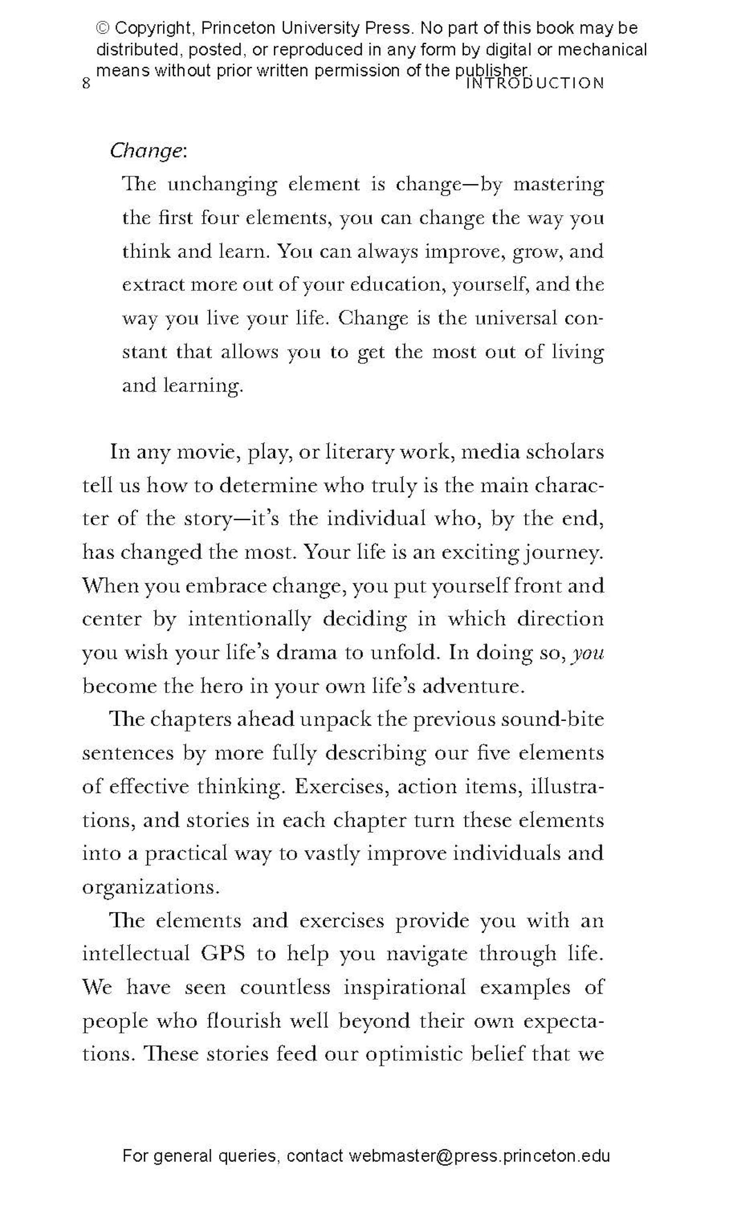 The 5 Elements of Effective Thinking | Princeton University Press