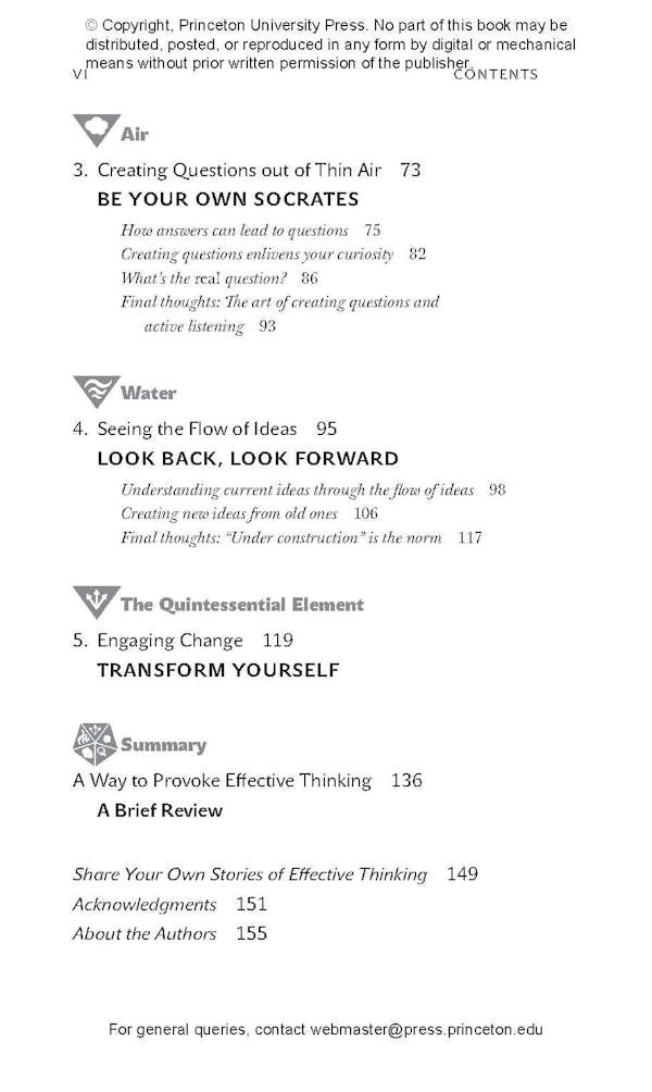 The 5 Elements of Effective Thinking | Princeton University Press