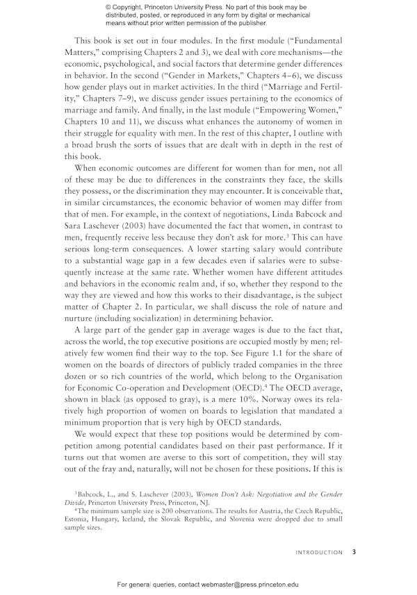 Why Gender Matters in Economics | Princeton University Press