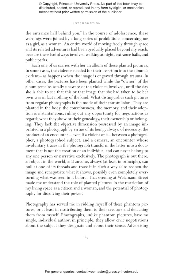 The Civil Contract of Photography | Princeton University Press