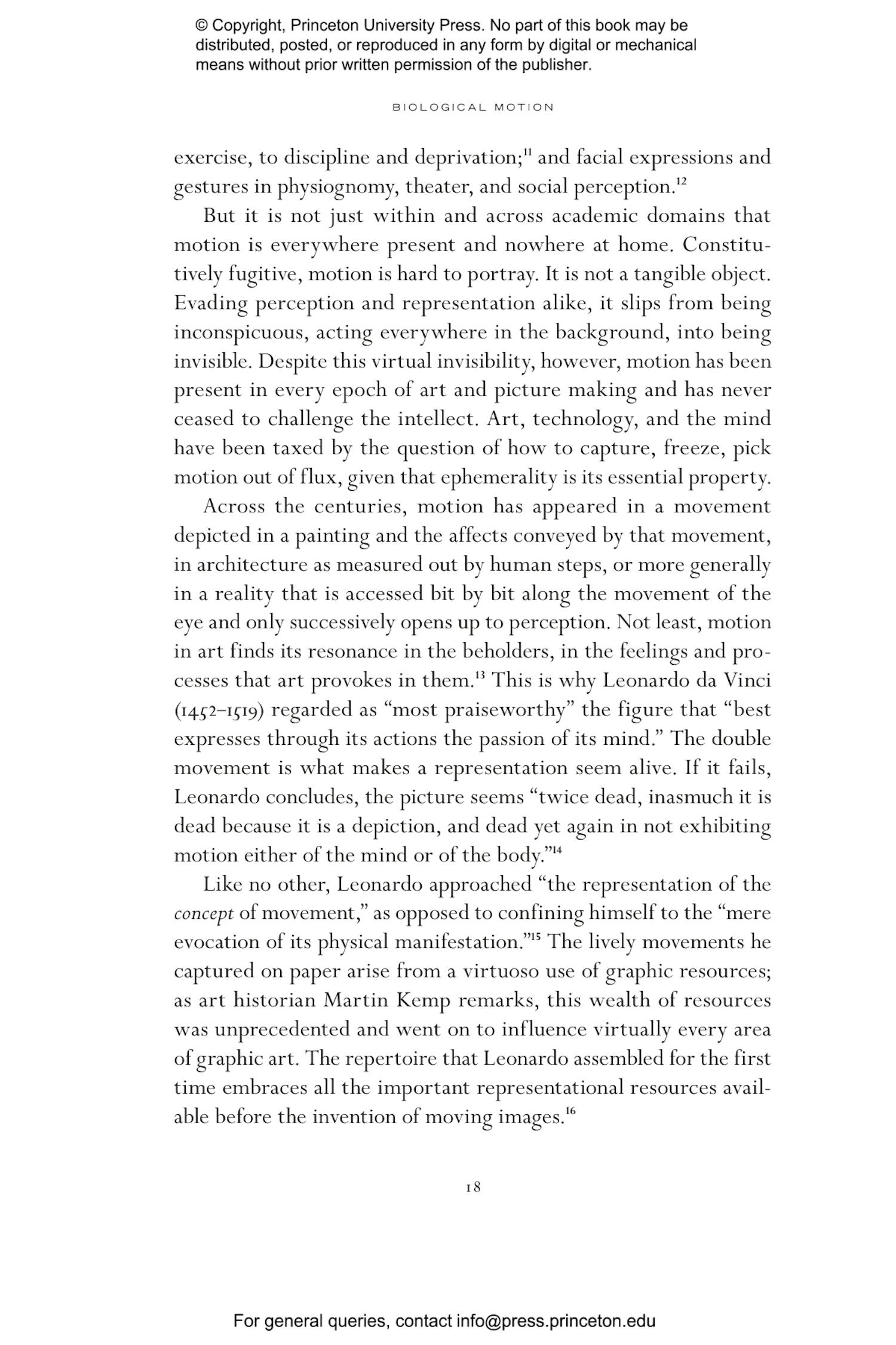 Biological Motion | Princeton University Press