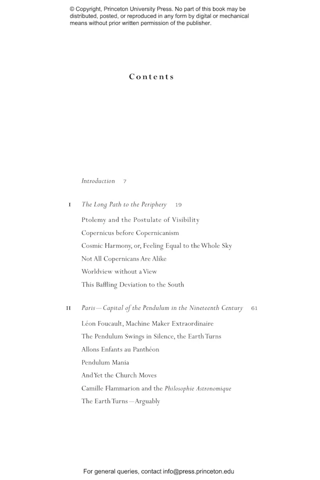 Seeing Foucault's Pendulum | Princeton University Press